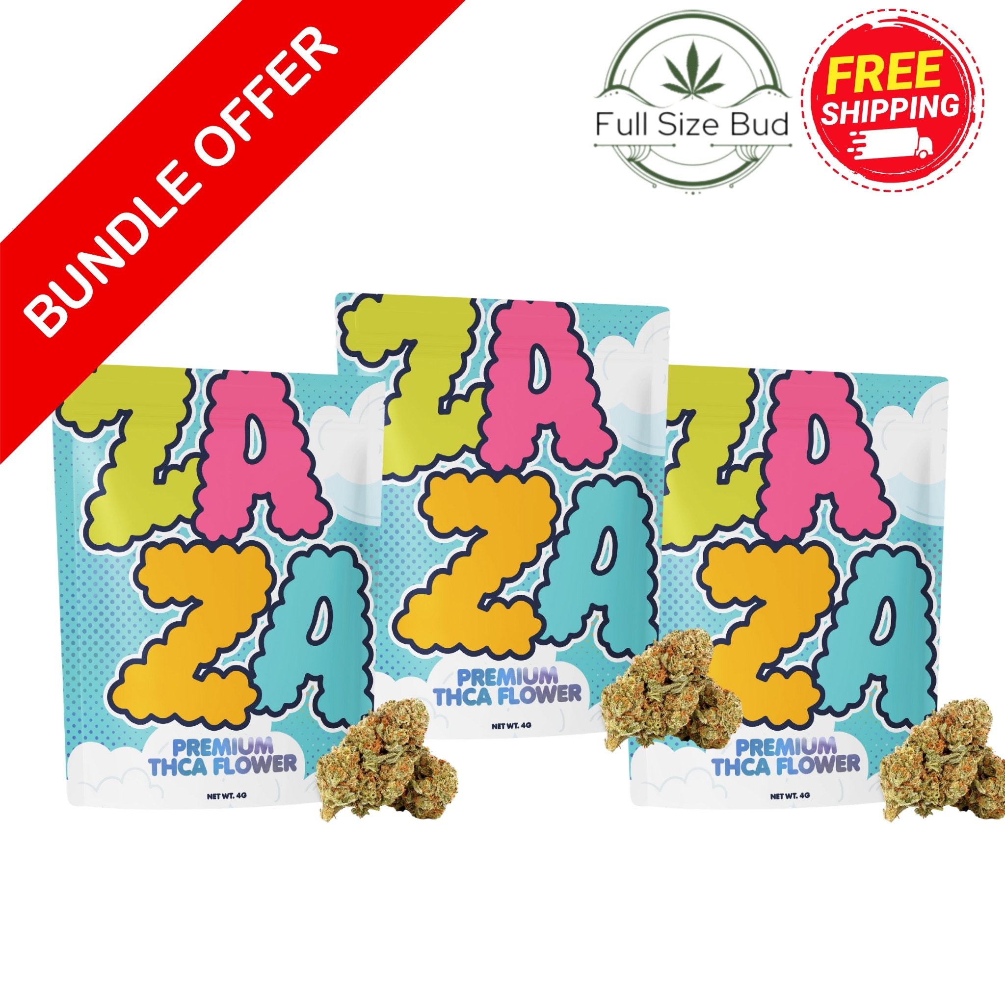 Zaza Elite Trio Flower Pack (Three 4 Gram Premium Flower) – ShopZaza